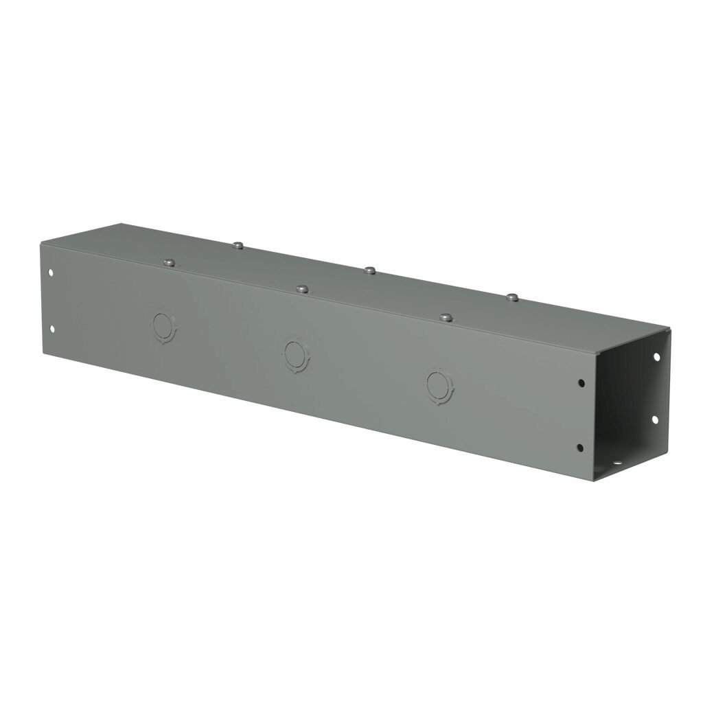 Hammond CW Series Lay-in Wireway: 4 x 4 x 24in (PN# CWSC424 ...