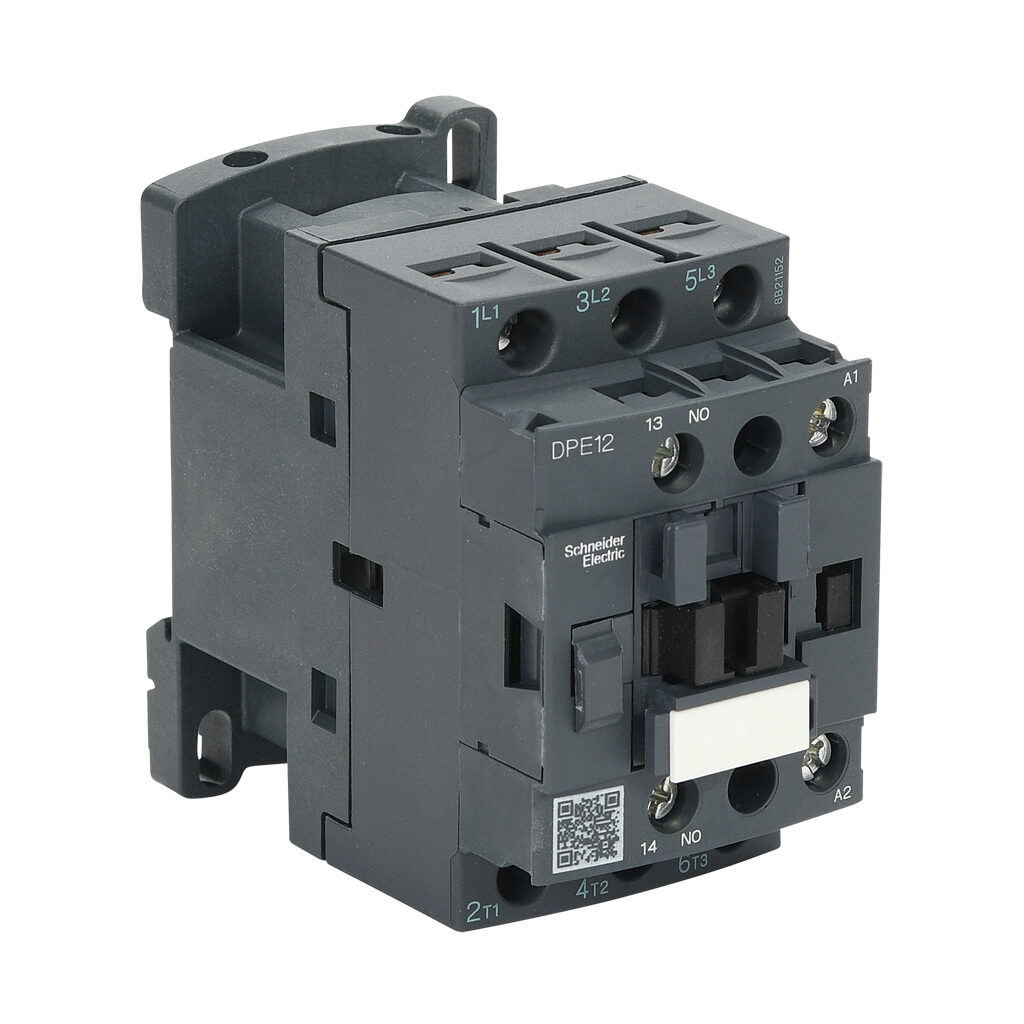 IEC Contactor: 12A, 120 VAC (50/60Hz) coil voltage (PN# DPE12G7 ...