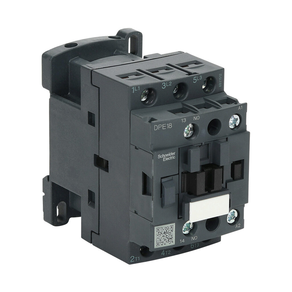 IEC Contactor: 18A, 120 VAC (50/60Hz) coil voltage (PN# DPE18G7 ...