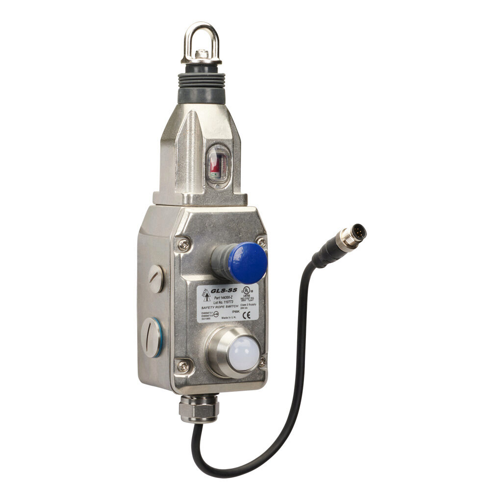 IDEM Z-Range Safety Switch: cable-pull interlock, 100m maximum pull ...