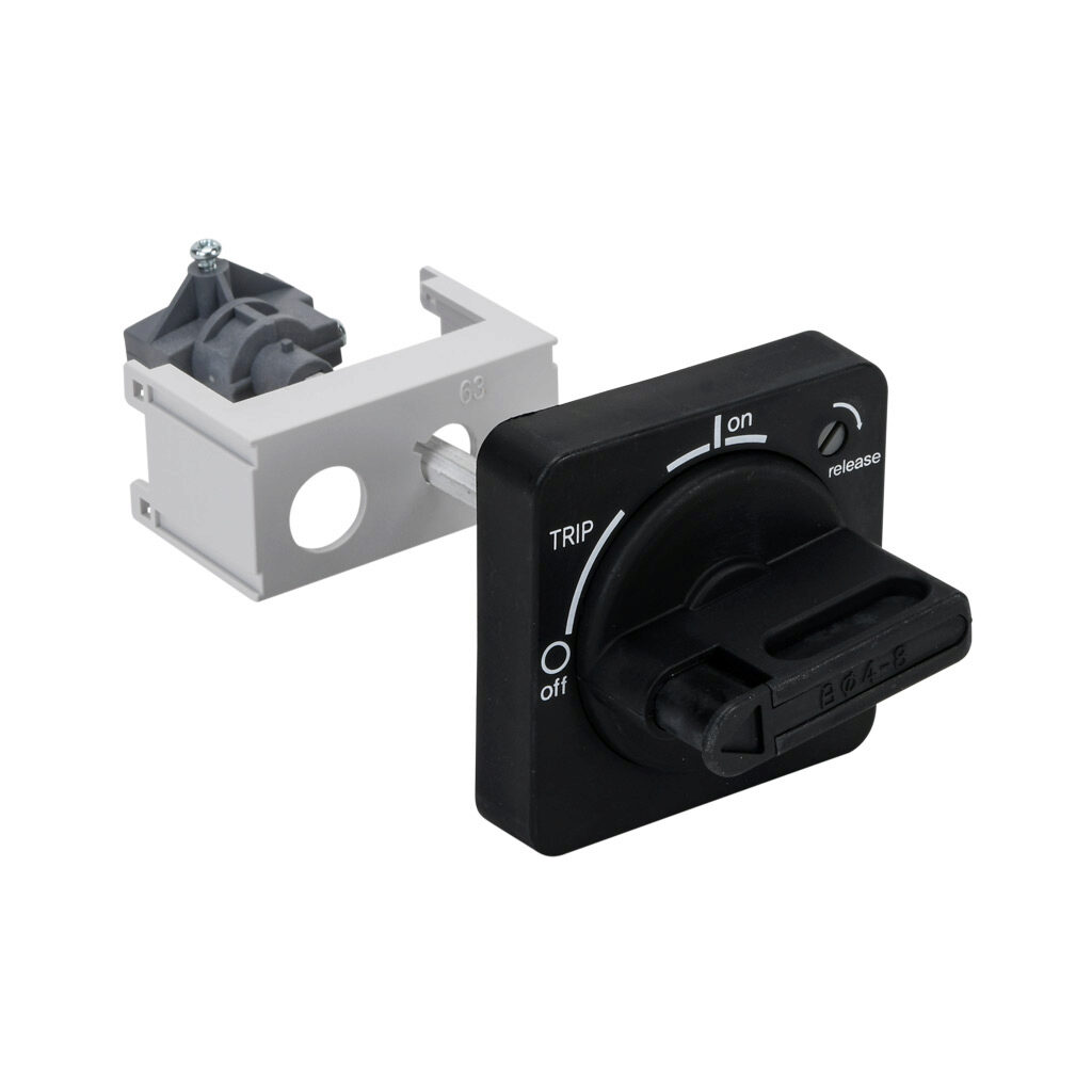 rotary Handle: selector, black, for HMMP-63H manual motor protectors ...