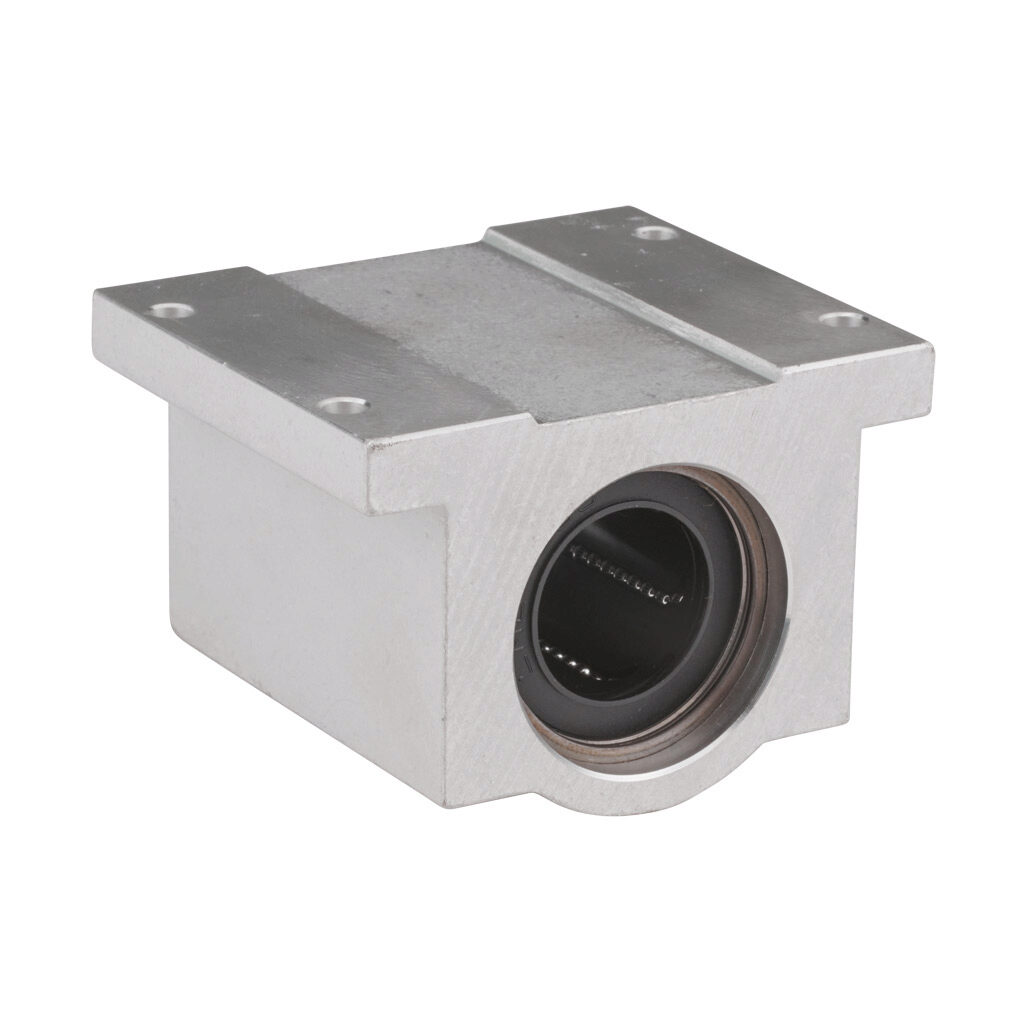 Single Pillow Block: full ball recirculating bearing, 1in inside ...