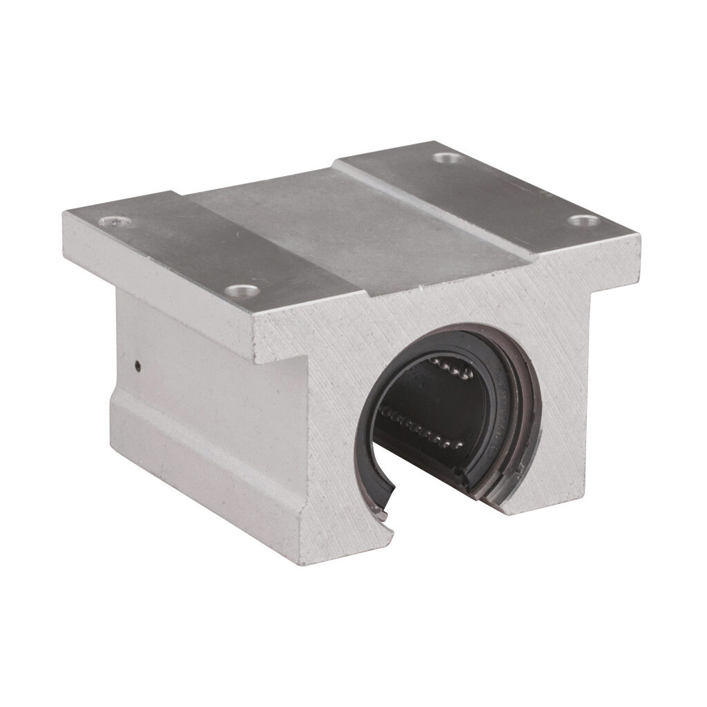 Single Pillow Block: full ball recirculating bearing, 1in inside ...