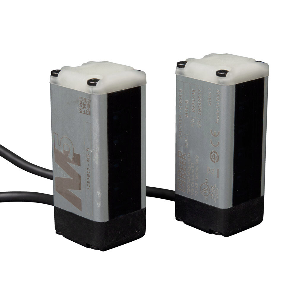 Muting Sensor: sender/receiver pair, for ReeR Safegate light curtains ...