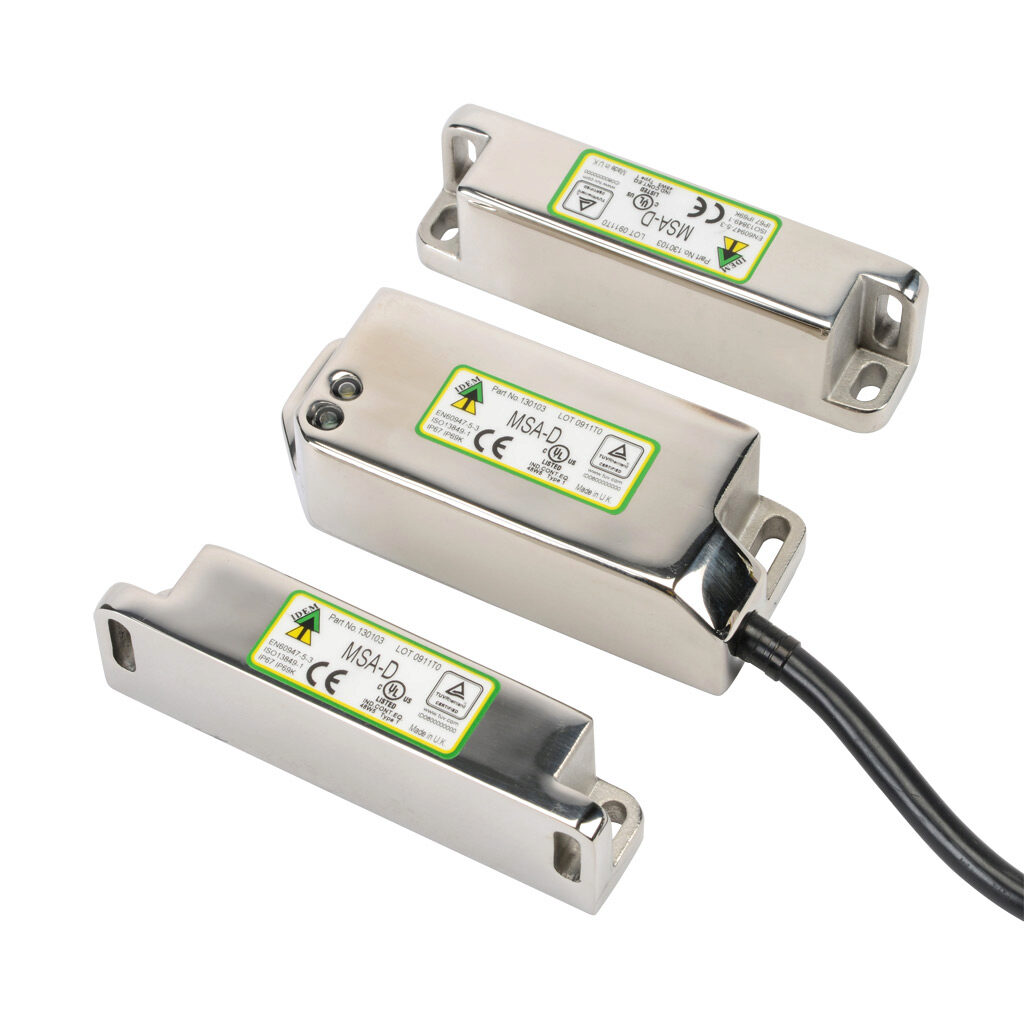 Standalone Safety Switch Set: dual non-contact coded magnetic, manual ...