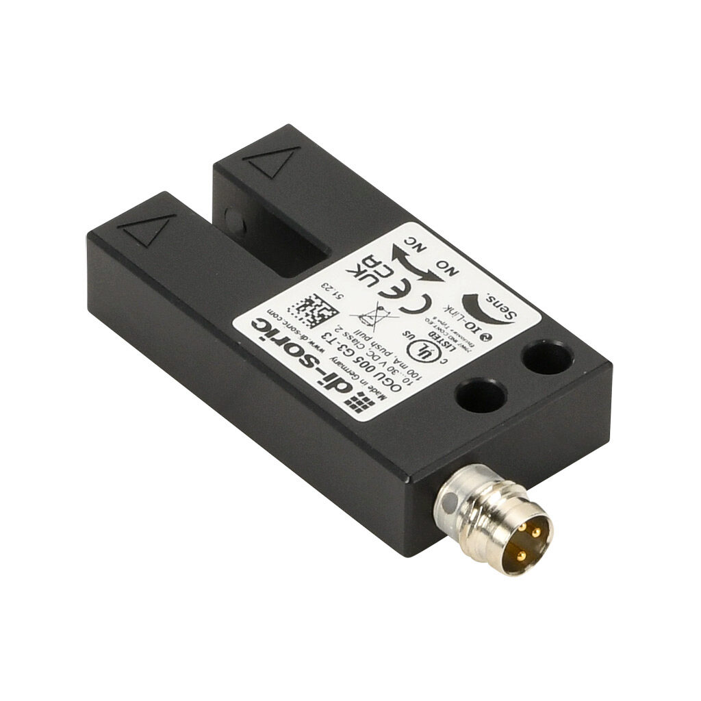 U-frame Photoelectric Fork Sensor: 0-5mm range, through-beam (PN ...