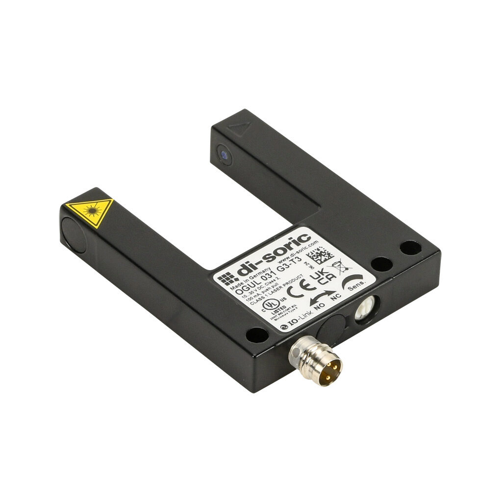 U-frame Photoelectric Fork Sensor: 0-30mm range, through-beam (PN ...