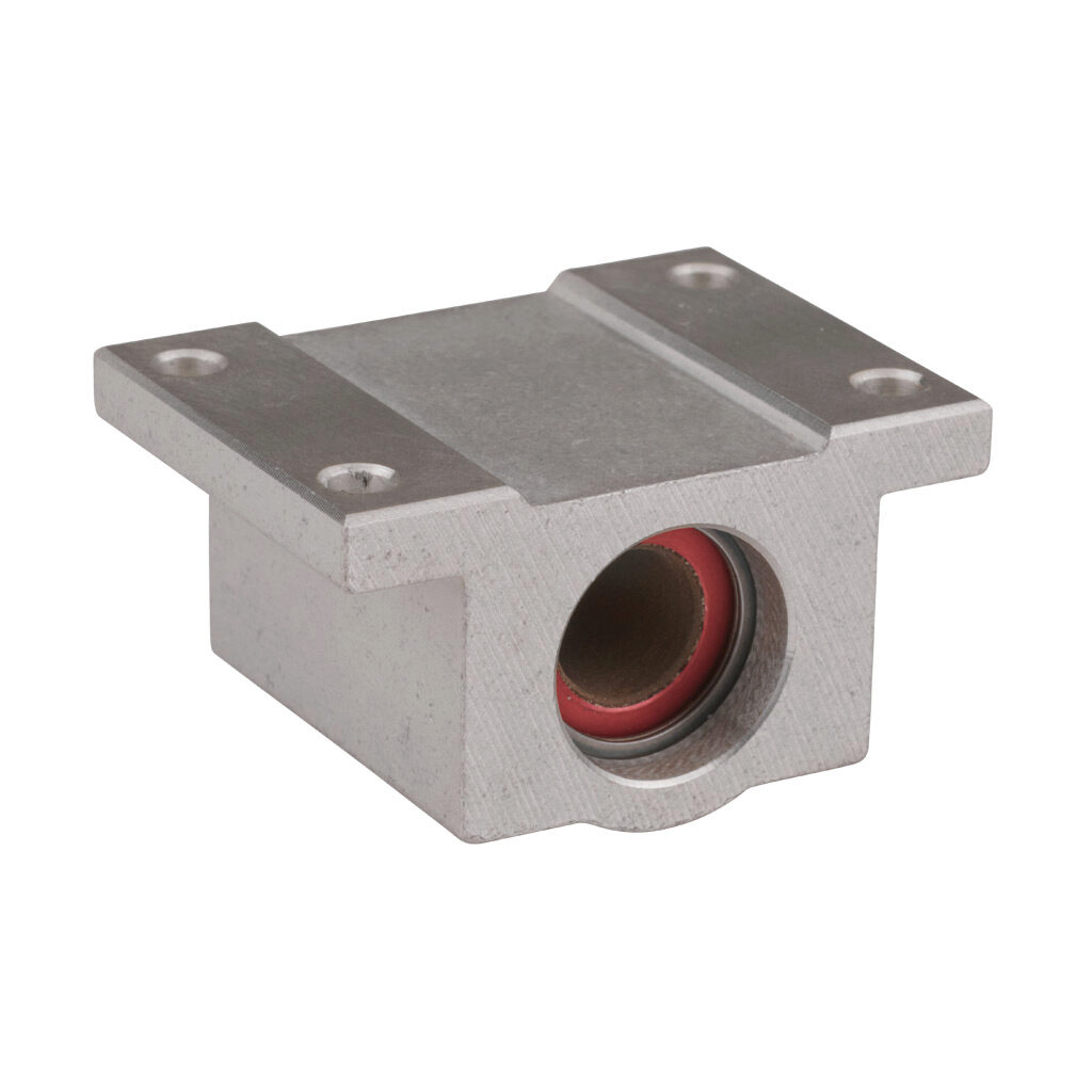 Single Pillow Block: plain bearing, 3/8in inside diameter, for 3/8in ...