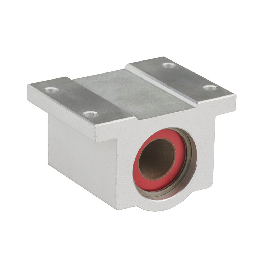 Single Pillow Block: plain bearing, 5/8in inside diameter, for 5/8in ...