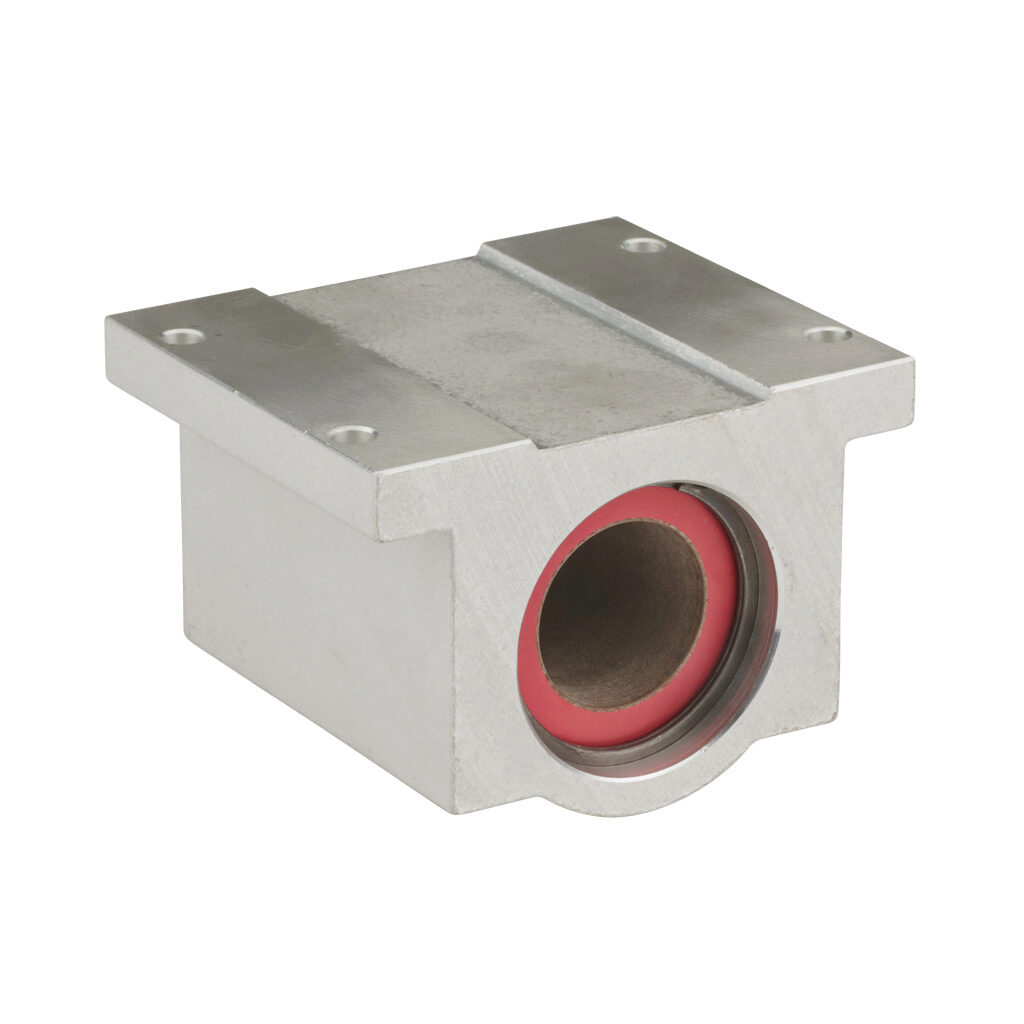 Single Pillow Block: plain bearing, 1in inside diameter, for 1in ...