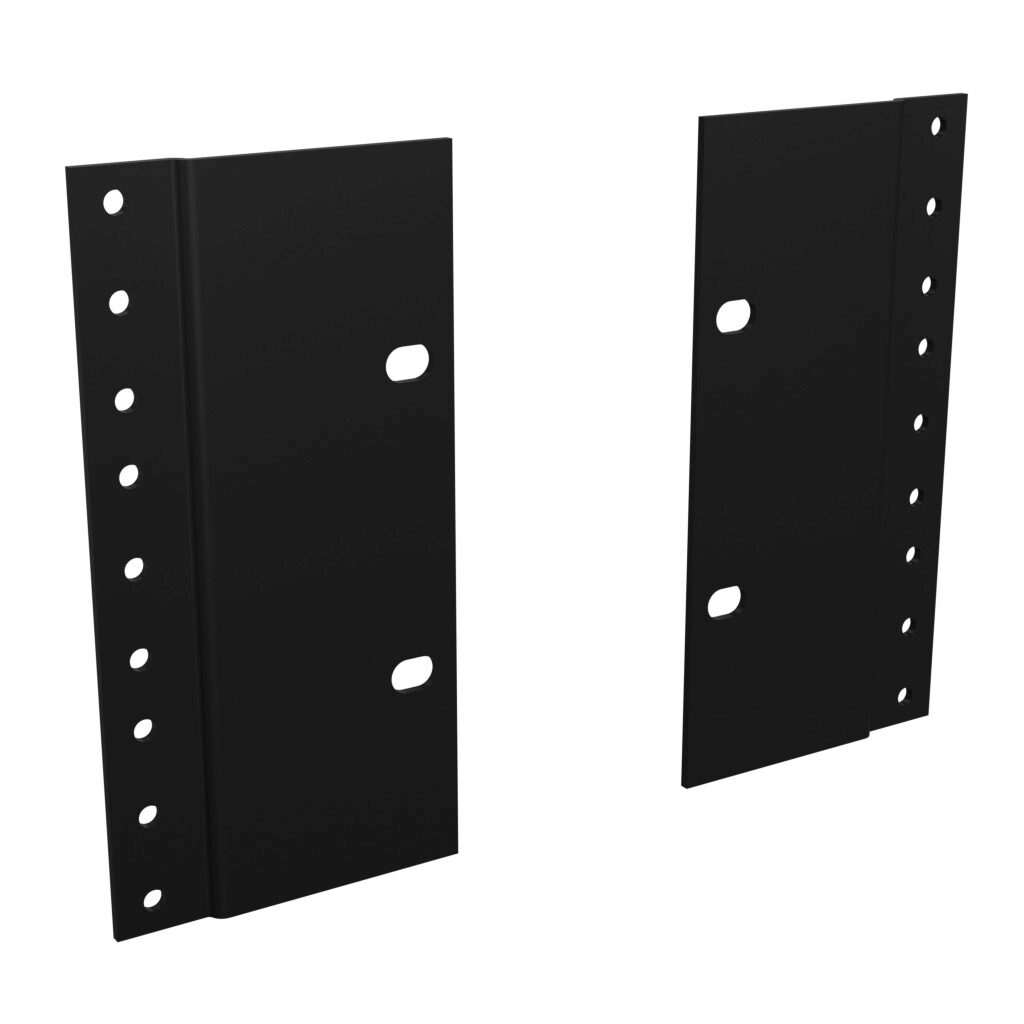 Hammond Rack Rail Reducer Panel: 4/pk, 3U, 23in to 19in (PN ...