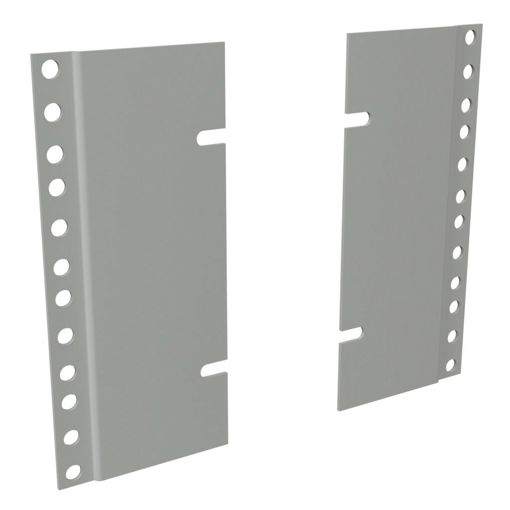 Hammond Rack Rail Reducer Panel: 4/pk, 4U, 24in to 19in (PN ...