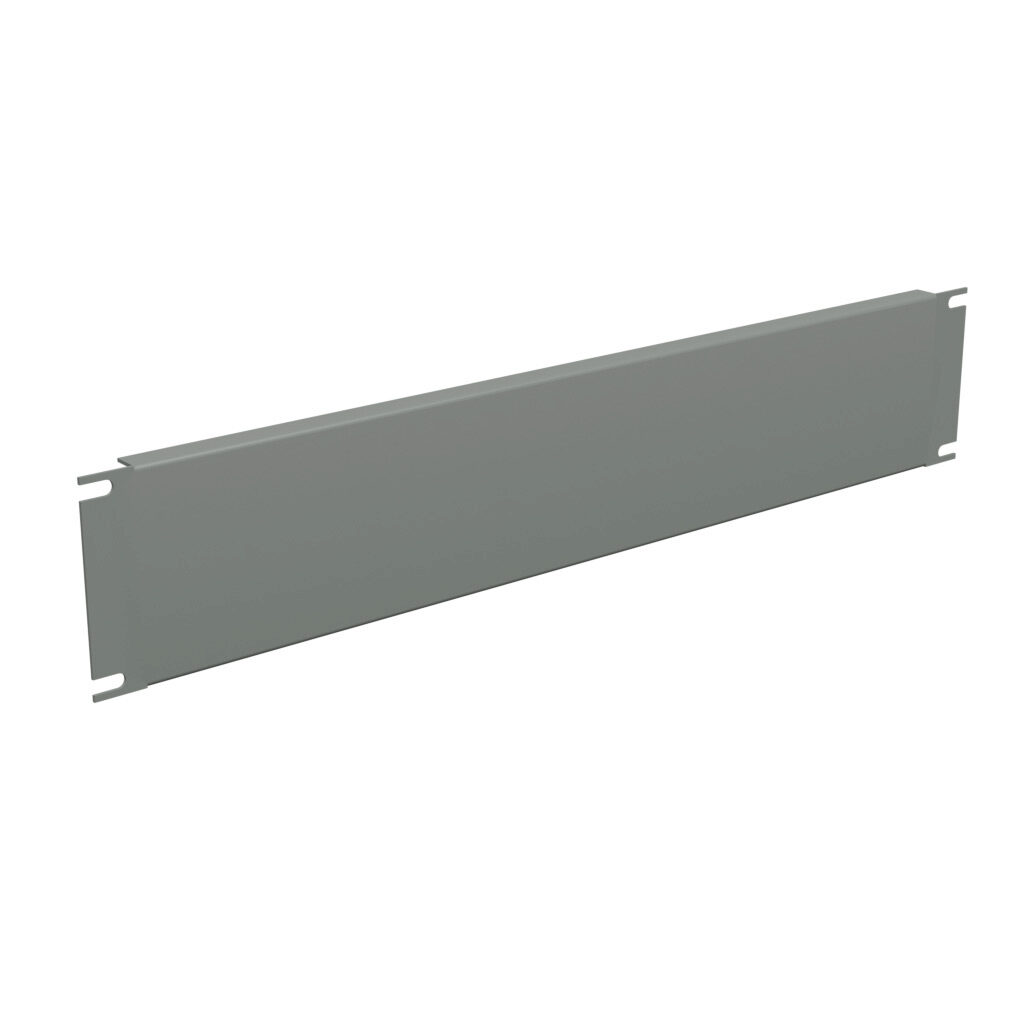 Hammond Rack Panel: 2U, flanged, carbon steel (PN# PBFS19003GY2 ...