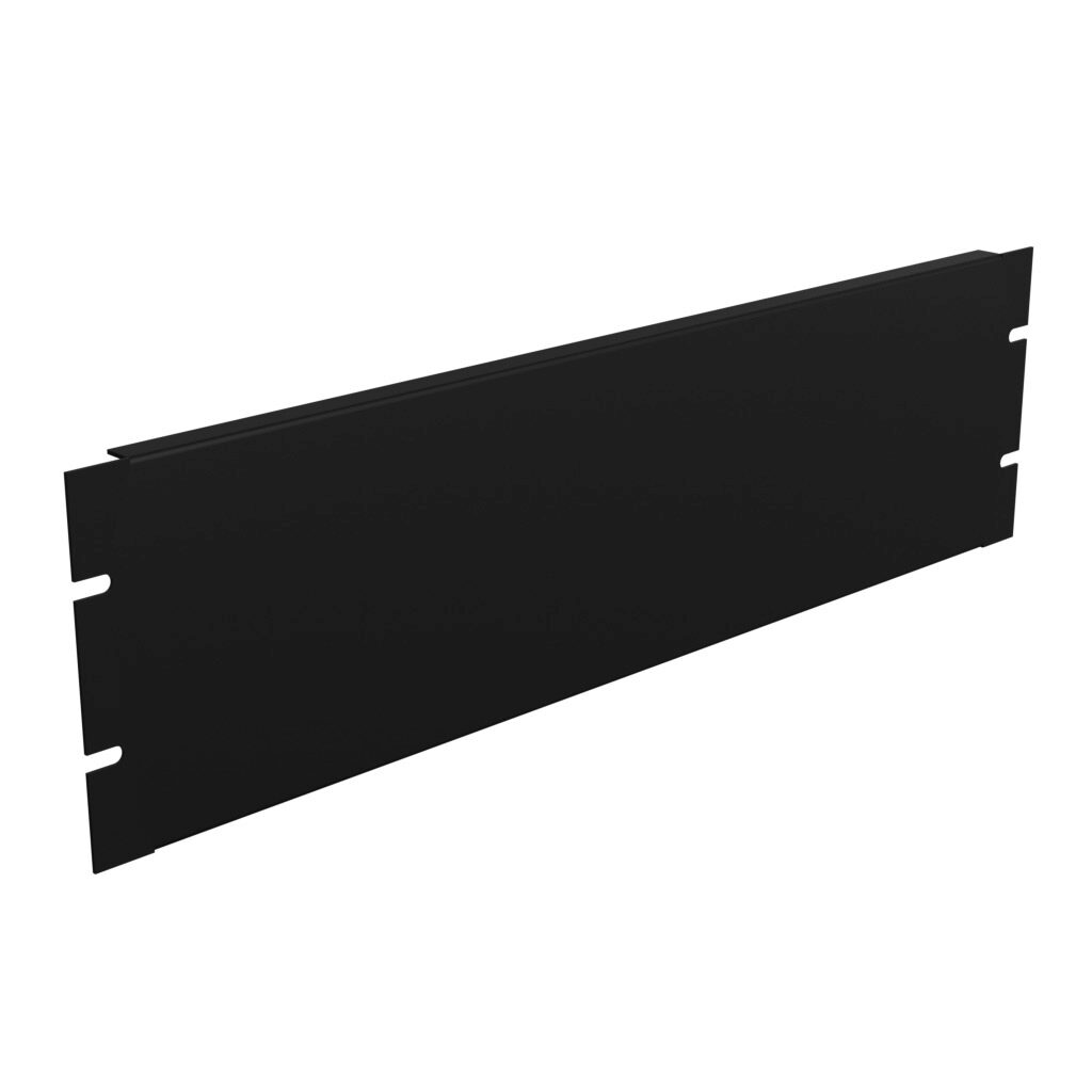 Hammond Rack Panel: 3U, flanged, carbon steel (PN# PBFS19005BK ...