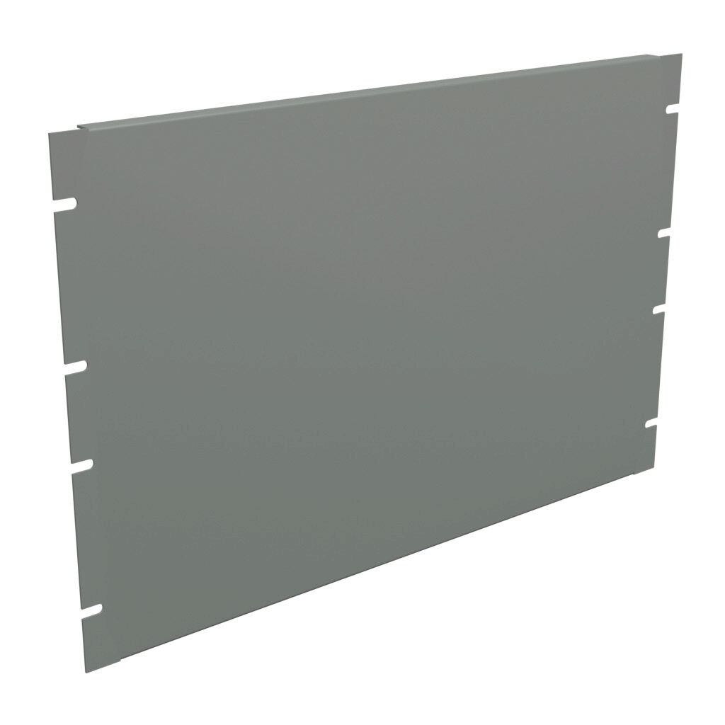 Hammond Rack Panel: 7U, flanged, carbon steel (PN# PBFS19012GY2 ...