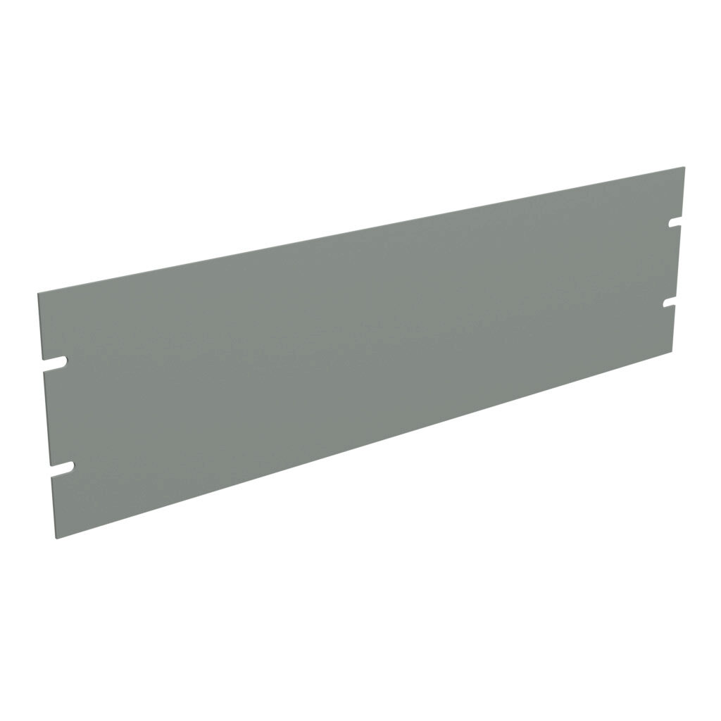 Hammond Rack Panel: 3U, carbon steel (PN# PBPS19005GY2) | AutomationDirect