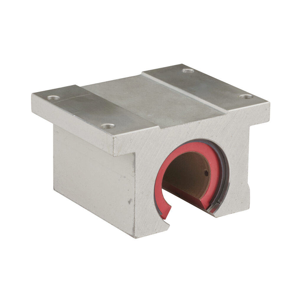 Single Pillow Block: plain bearing, 1in inside diameter, for 1in ...