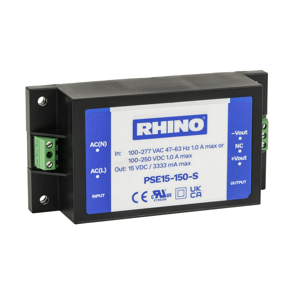 Switching Power Supply: 15 VDC out, Output: 15 VDC @ 3.3A/50W (PN ...