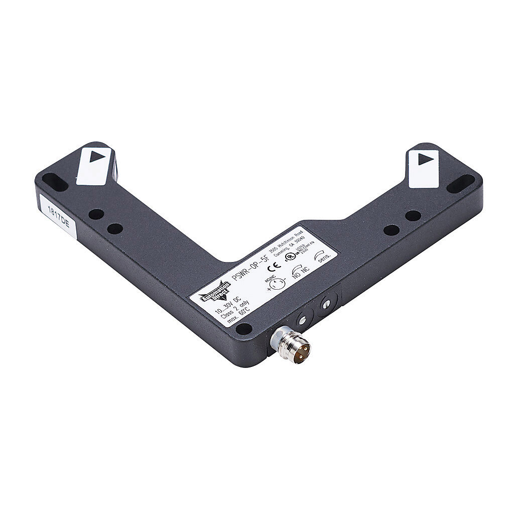 L-frame Photoelectric Fork Sensor: 0-80mm range, through-beam (PN# PSWR ...
