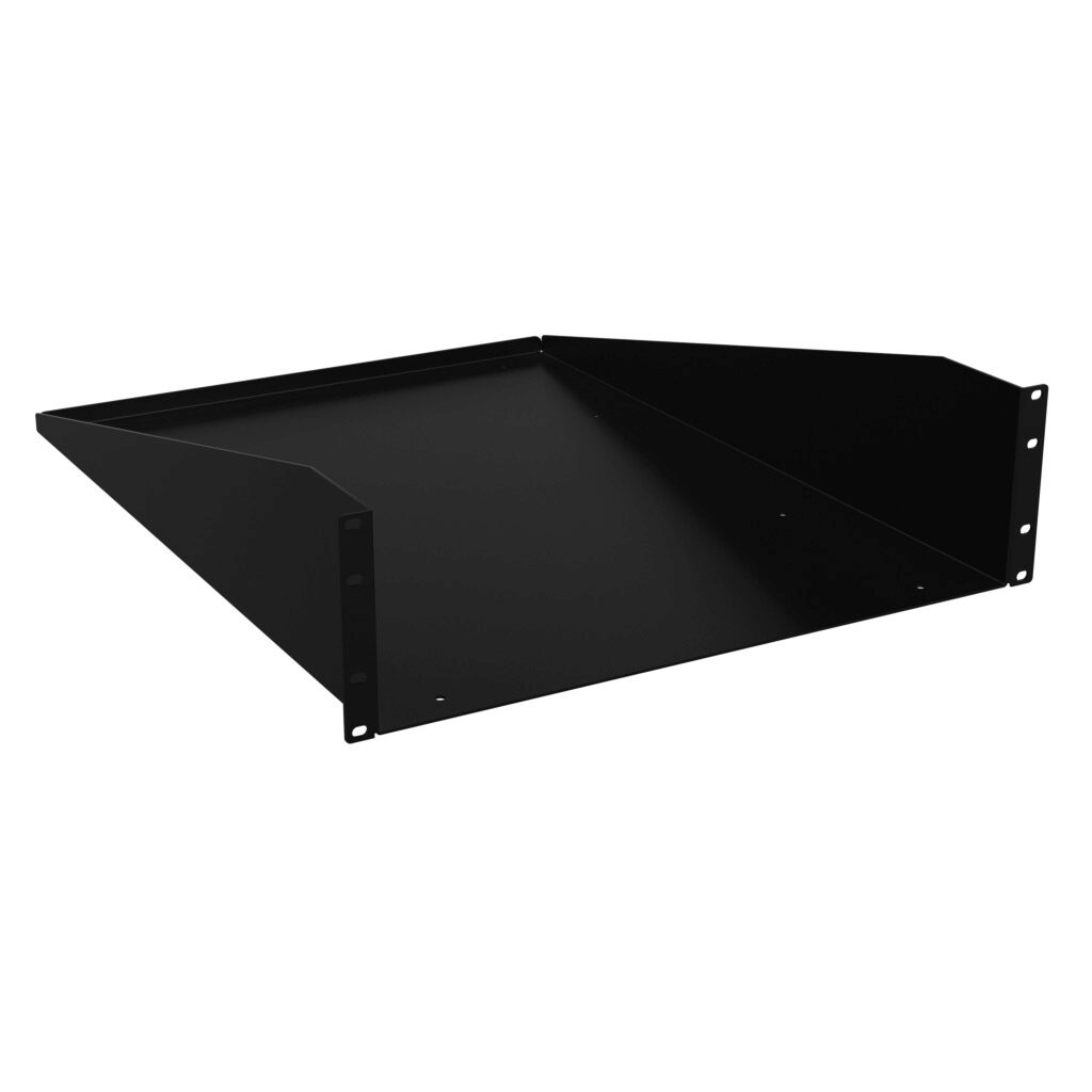 Hammond Universal Rack Shelf: 3U, 19in rack width, 24in depth, 200lb ...