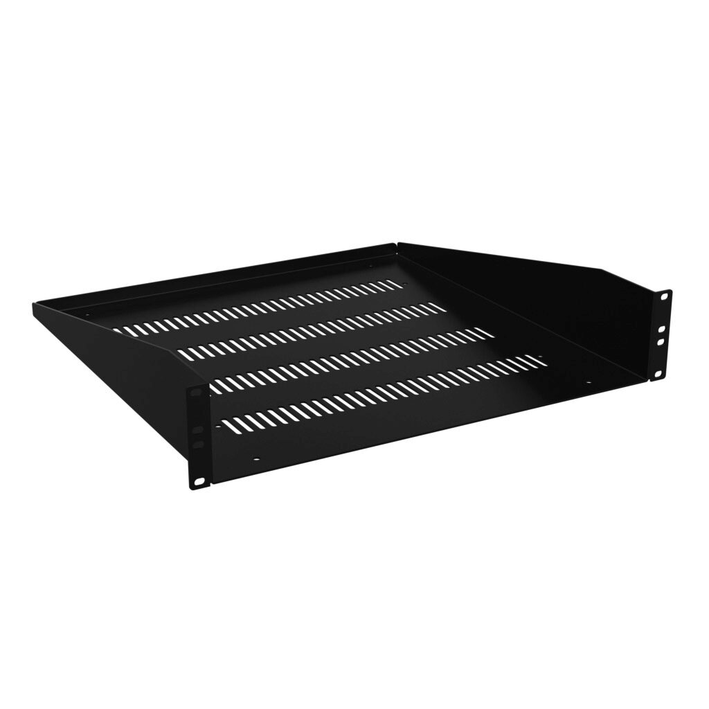 Hammond Universal Rack Shelf: 2U, 19in rack width, 18in depth, 100lb ...