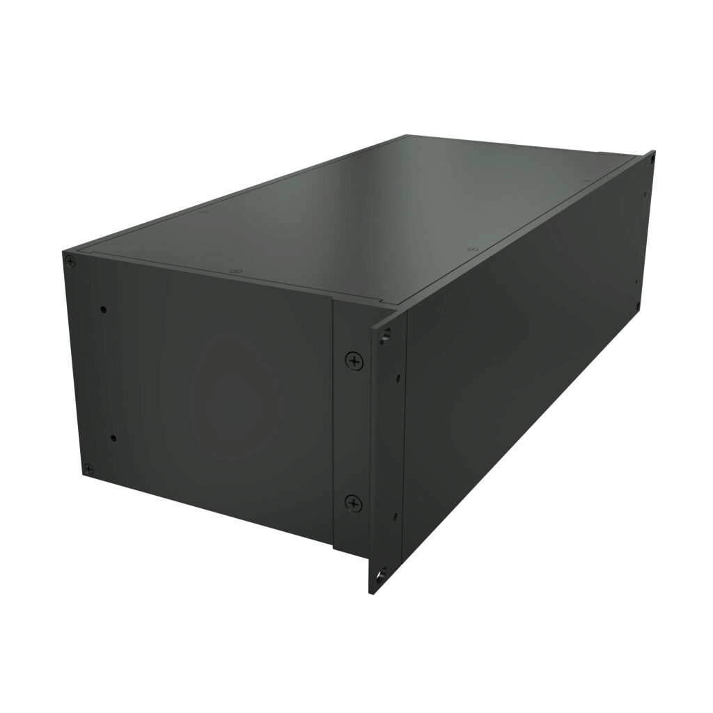 Enclosure: 5 x 17 x 8in, rack and desktop mount, aluminum (PN ...