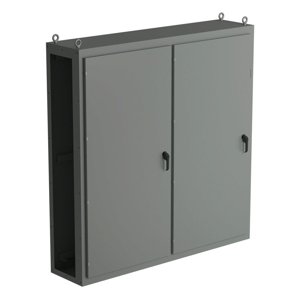Disconnect Enclosure Bay: 80 x 78 x 18in, freestanding, carbon steel ...