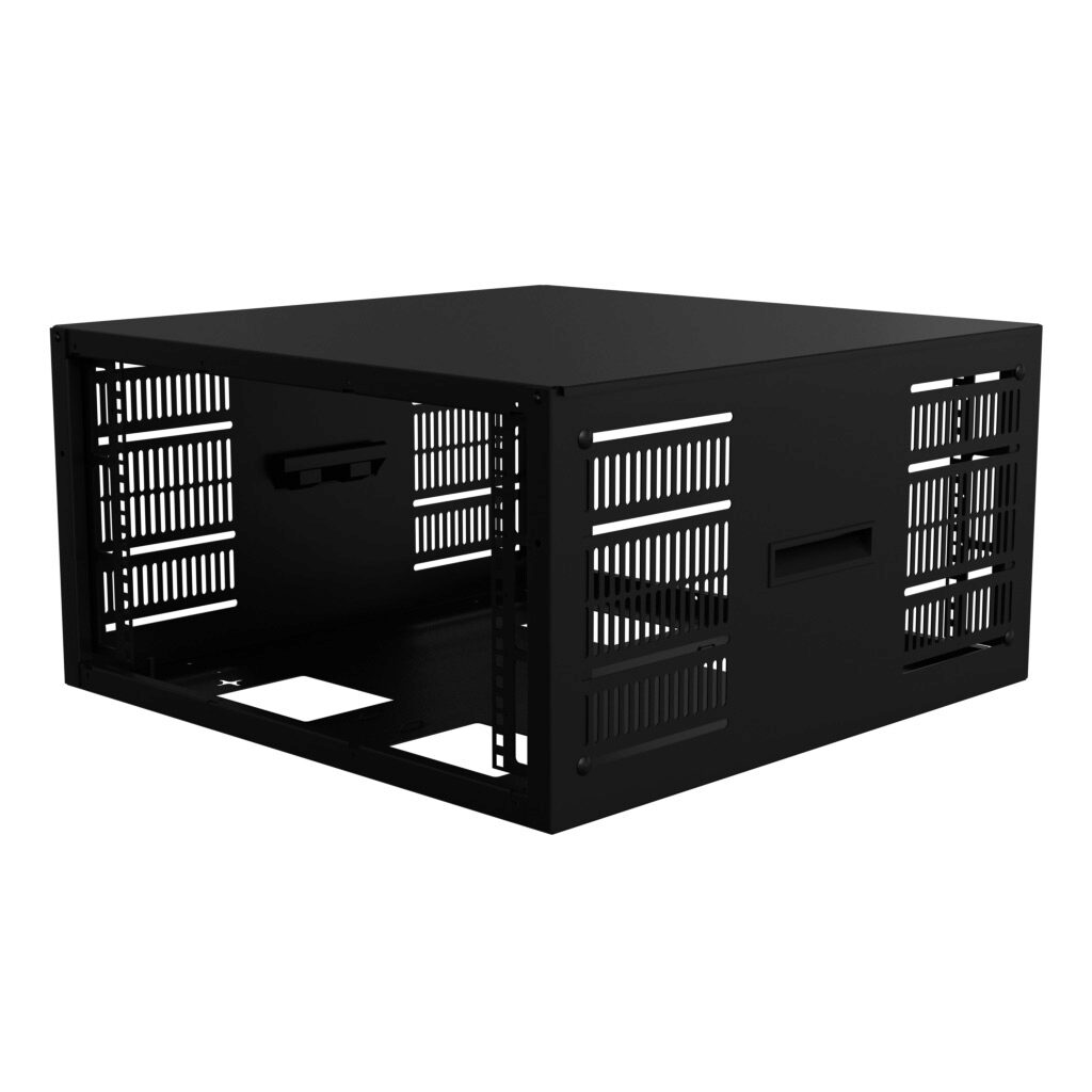 Hammond Rack Cabinet: 11.50x24.00x24.50in (PN# SDC246U24BK ...