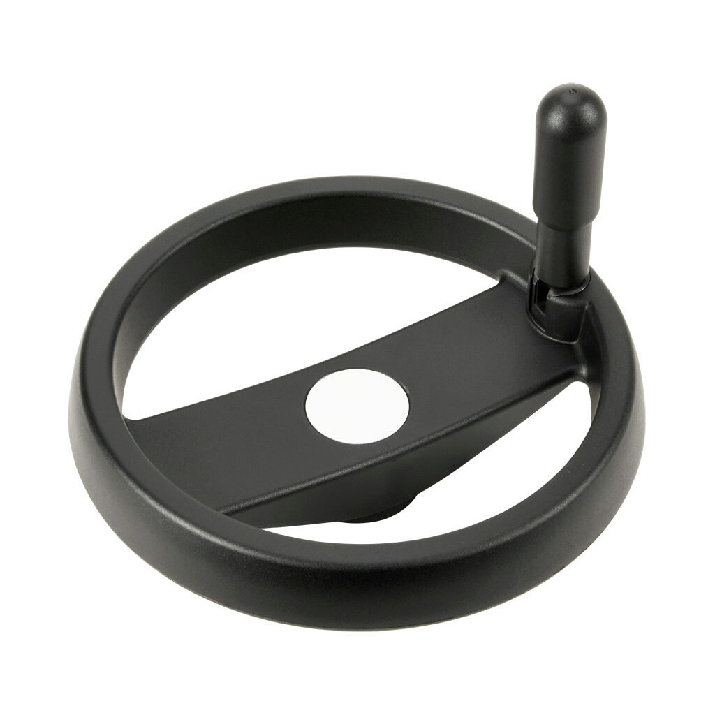 Elesa Handwheel: spoked, 200mm diameter, 16mm bore (PN# VRTP-200-IR-A16 ...