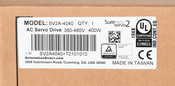 Servo Drive: Modbus RTU and ASCII, 400W, 460 VAC, 3-phase (PN# SV2A ...