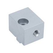 FATH Panel Mount Block: silver, for T-slotted rail (PN# 162922 ...