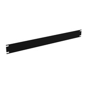 Hammond Rack Panel: 1U, carbon steel (PN# PBPS19001BK) | AutomationDirect