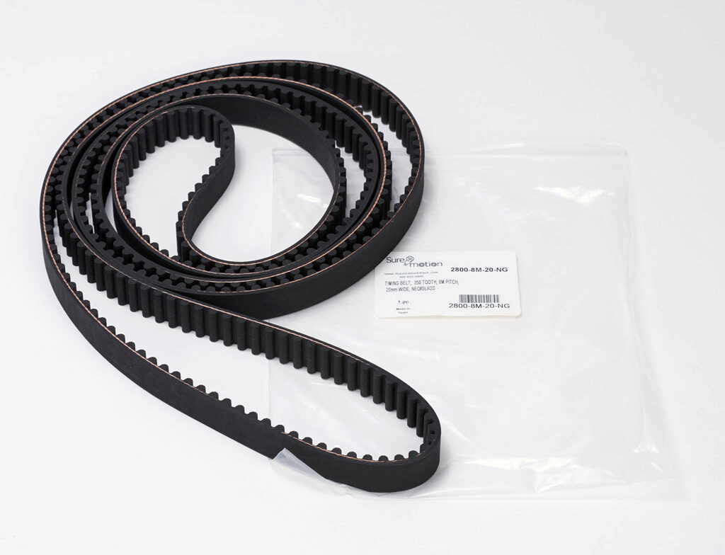 Timing Belt: 350 tooth, 2800mm pitch length (PN# 2800-8M-20-NG ...