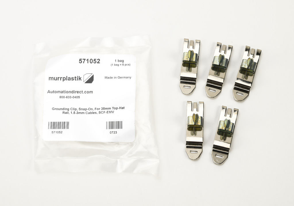 EMC Shield Cable Clip: SCF-EMV series, 5/pk, accepts 0.06-0.12in ...