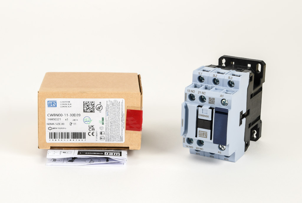 IEC Contactor: 9A, 480 VAC (50/60Hz) coil voltage (PN# CWBN00-11-30D39 ...