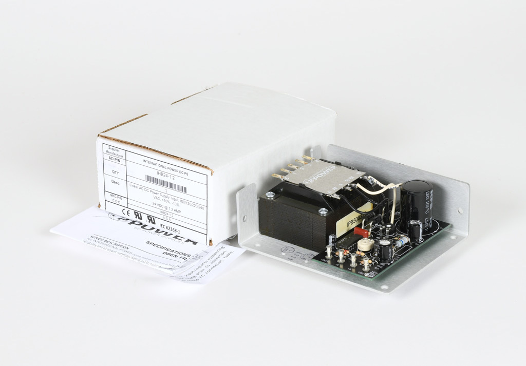 Regulated Linear Power Supply: Output: 24 VDC @ 1.2A/28W (PN# IHB24-1.2) | AutomationDirect