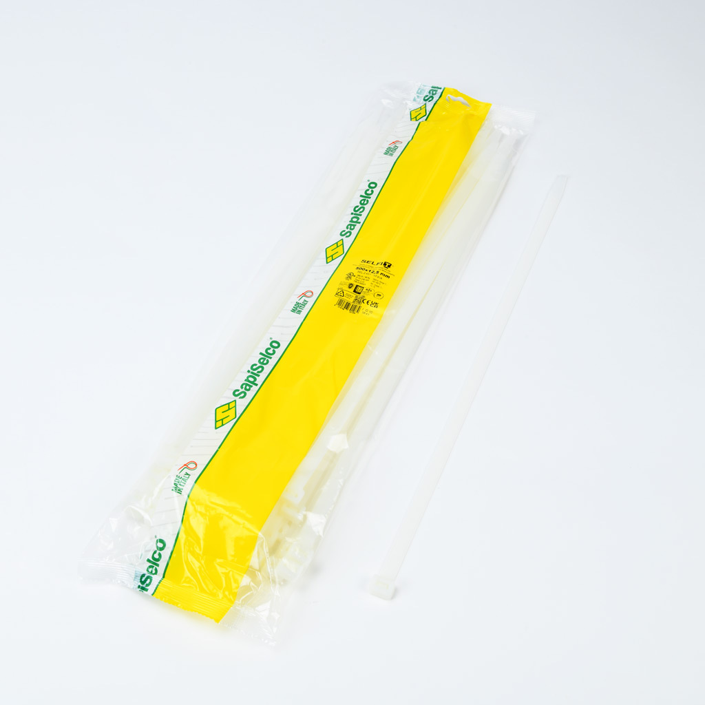 Cable Tie: 50/pk, 19.69in length, natural, nylon (PN# SEL.2.451 ...