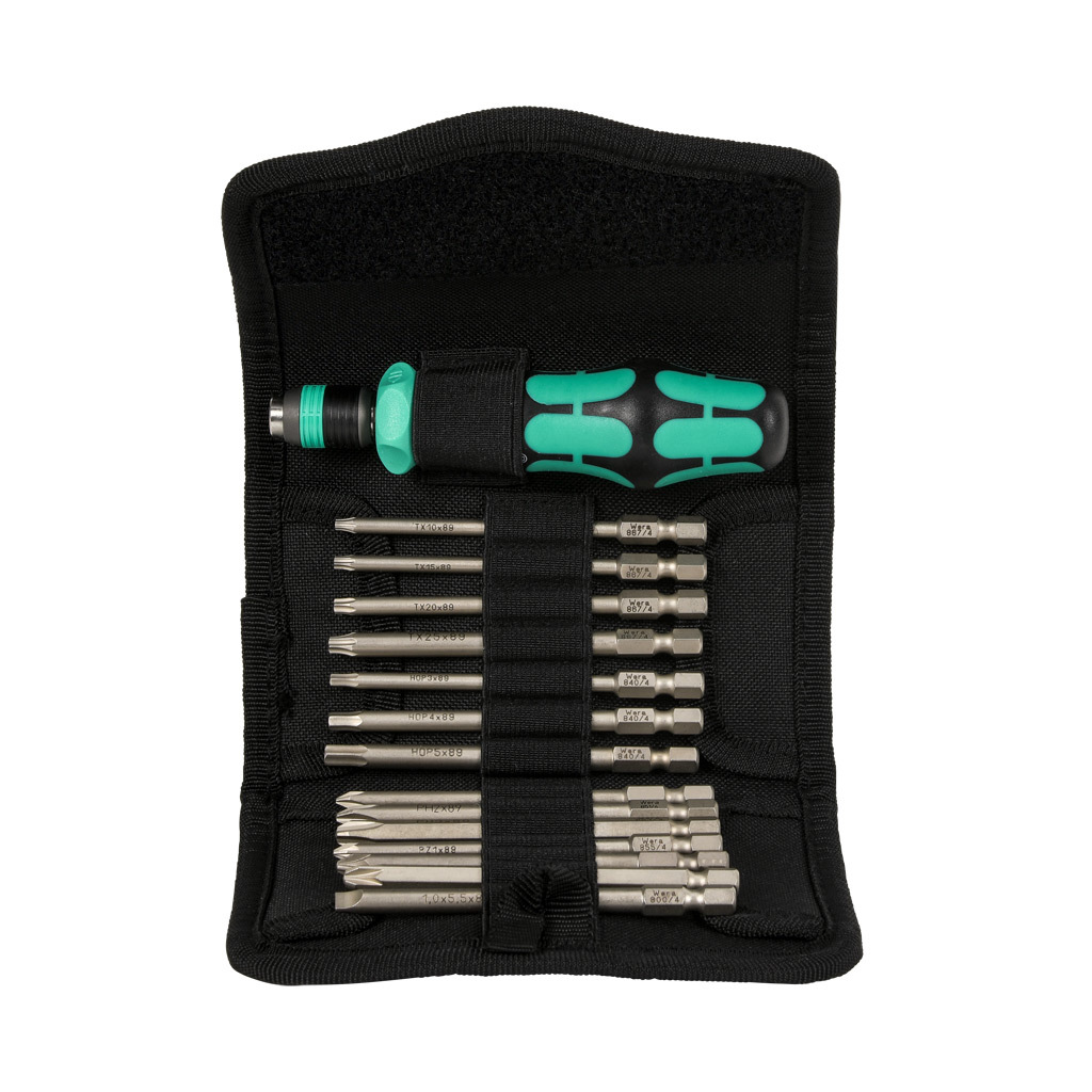 Wera Multi-bit Screwdriver: 15 pieces (PN# 05051061001) | AutomationDirect