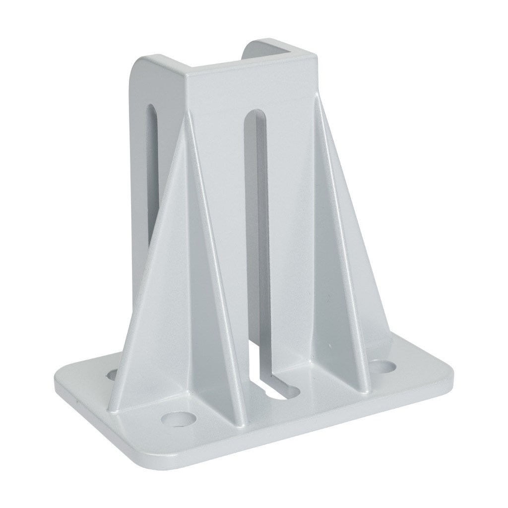 FATH Foot Console: silver, for T-slotted rail (PN# 166333 ...