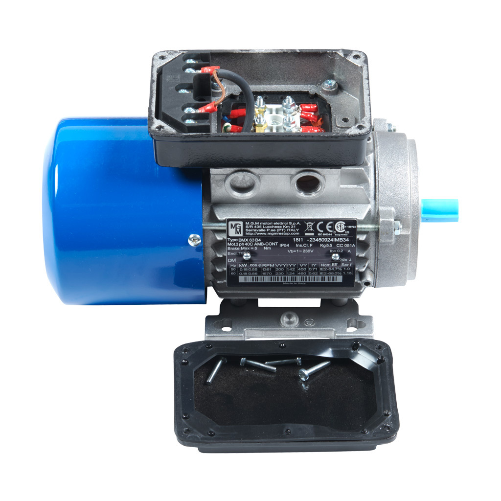 IE2 High Efficiency AC Motor: general purpose, inverter rated and brake ...
