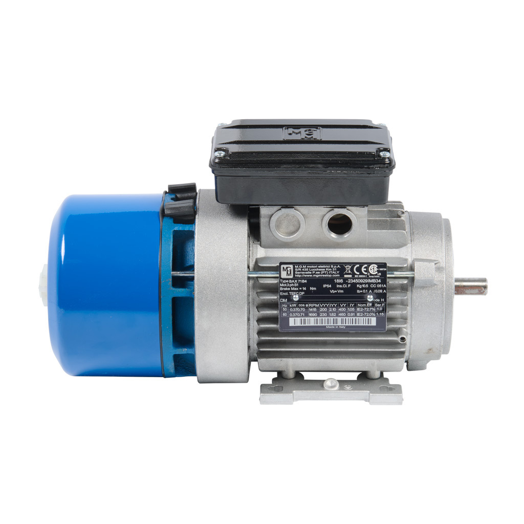 IE2 High Efficiency AC Motor: general purpose, inverter rated and brake ...