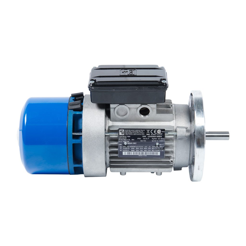 IE2 High Efficiency AC Motor: general purpose, inverter rated and brake ...