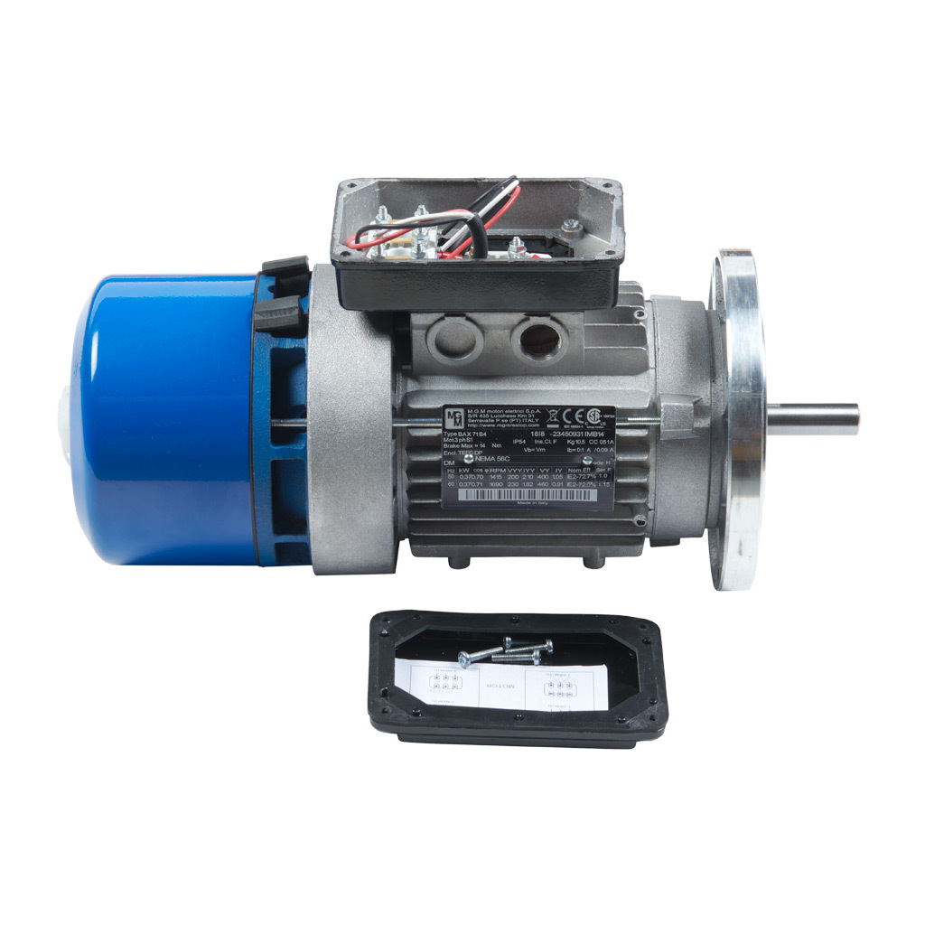 IE2 High Efficiency AC Motor: general purpose, inverter rated and brake ...