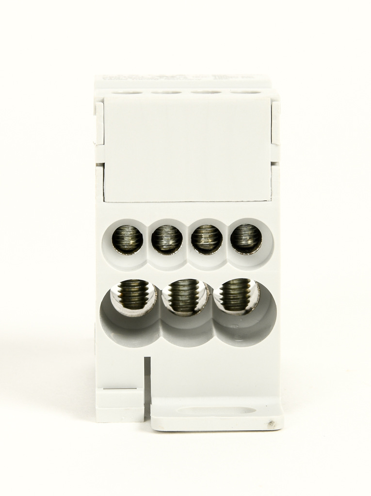 Terminal Block: enclosed, 80A, 1-pole, UL 1059 recognized (PN# 38049AL) | AutomationDirect