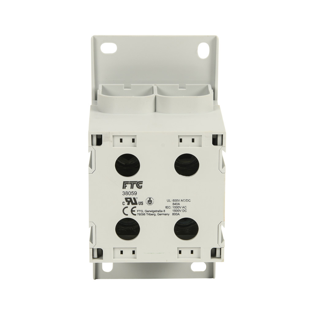 Terminal Block: enclosed, 840A, 1-pole, UL 1059 recognized (PN# 38059) | AutomationDirect