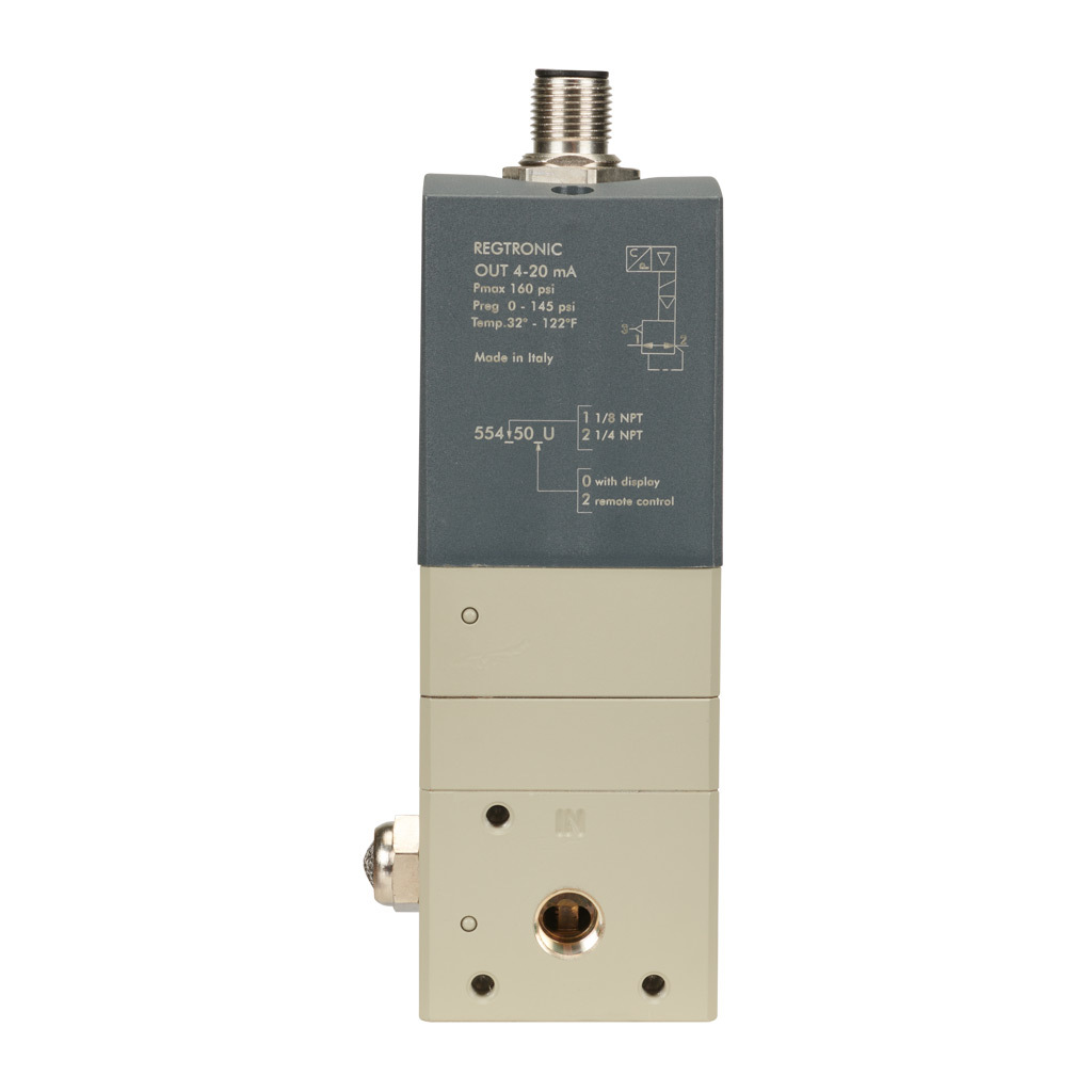 Metal Work Pneumatic Transducer: 4-20 mA, 0-5 VDC or 0-10 VDC input, 4 ...
