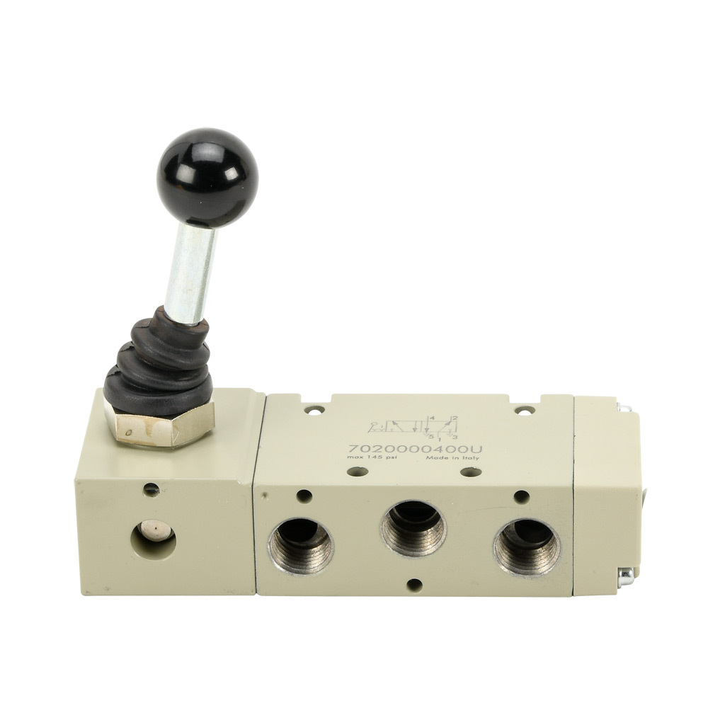 Pneumatic Manual Valve: 5-port (4-way) (PN# 7020000400U) | AutomationDirect