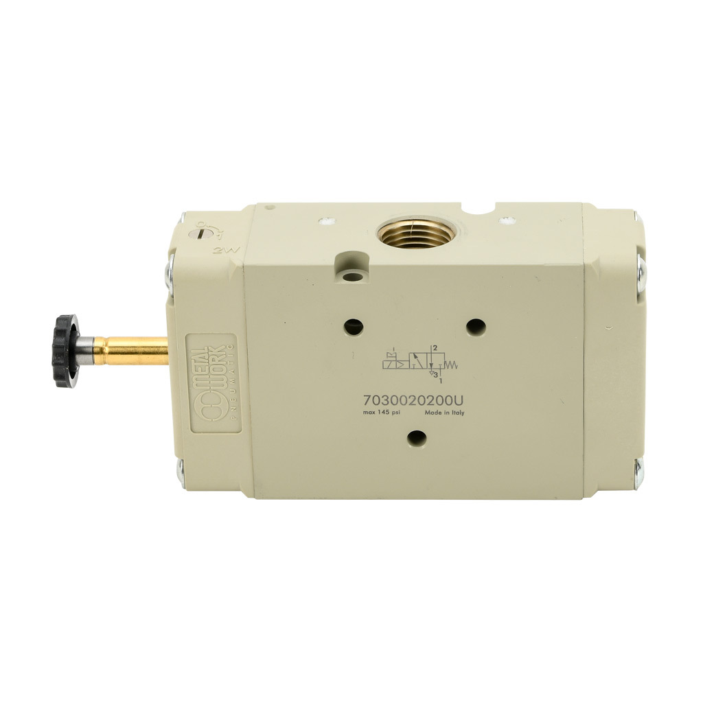 Air Solenoid Valve: 3-port (3-way) (PN# 7030020200U) | AutomationDirect