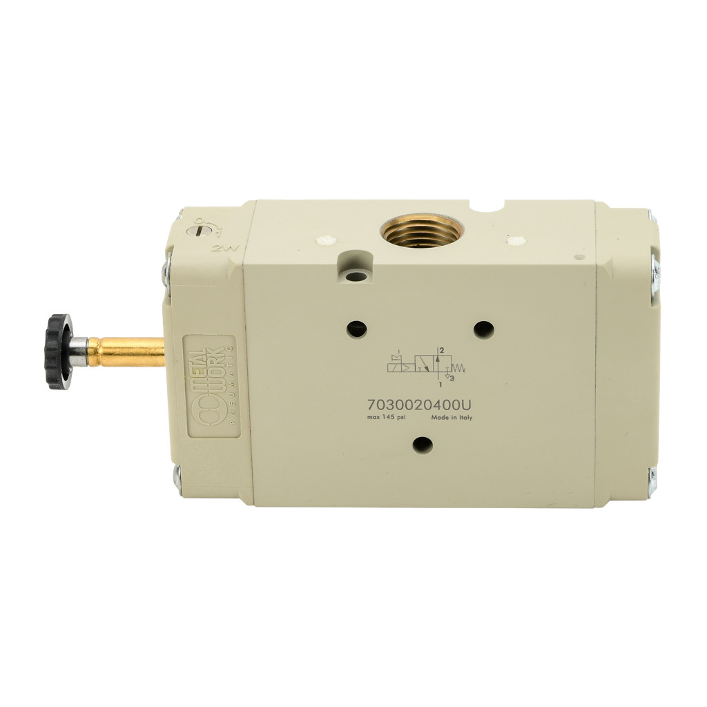 Air Solenoid Valve: 3-port (3-way) (PN# 7030020400U) | AutomationDirect