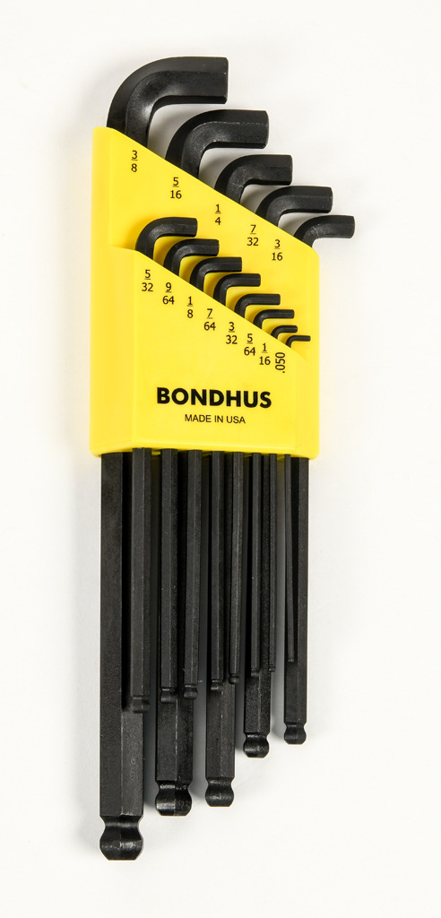 Bondhus ProGuard Hex Key Set: 13 pieces (PN# BH16537) | AutomationDirect